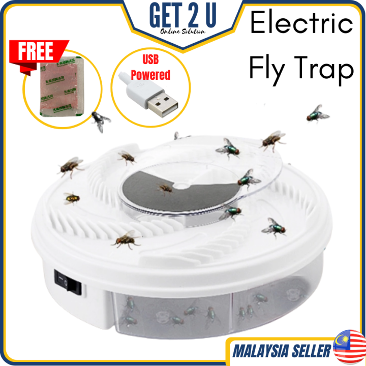 Fly Trap Electric Flies Catcher Catcher Box USB Pest Control Killer ...