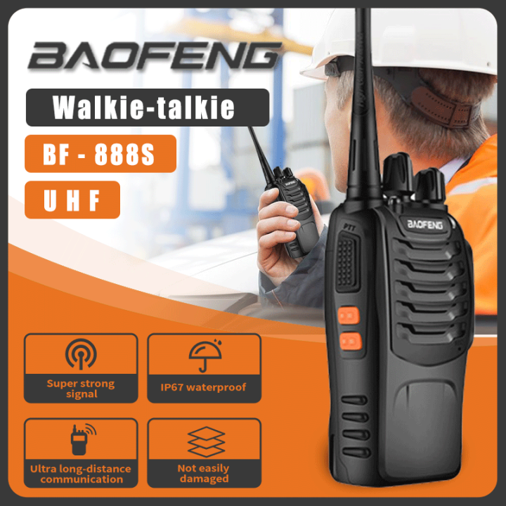 Baofeng BF 888S walkie talkie two way radio long range walkie-talkies ...