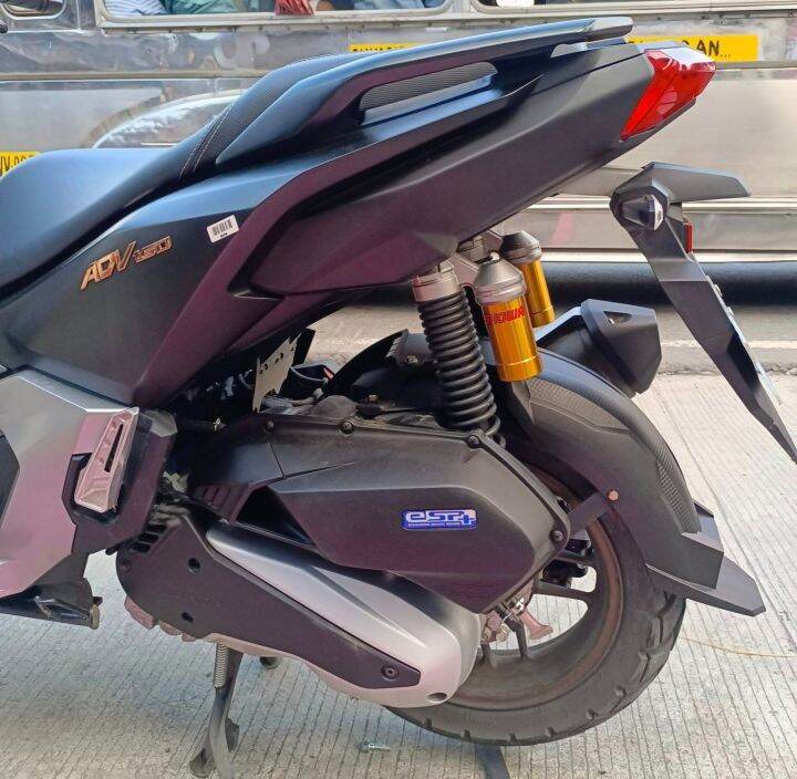 Honda ADV 160 & ADV 150 full hugger with heavy duty bracket / Mud guard ...