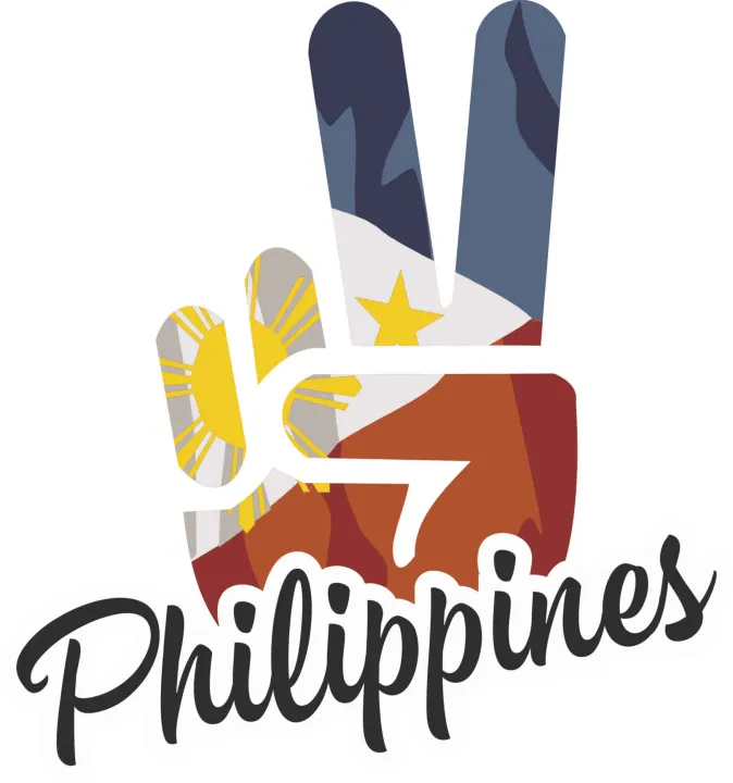 Sticker - สติกเกอร์รถและมอเตอร์ไซค์ - ชัยชนะของฟิลิปปินส์ - Victory ...