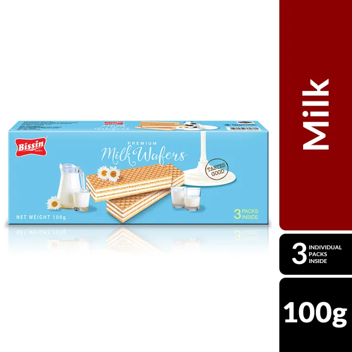 Bissin Wafer Milk Flavor (100g) | Lazada PH