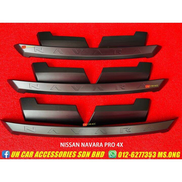 NISSAN NAVARA PRO4X 2021 FORNT GRILLE GRILL MATT BALCK COVER CASING ...