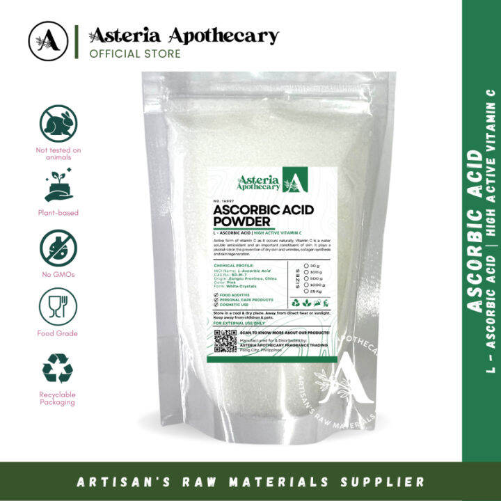 Ascorbic Acid Powder | Vitamin C 30g | 100g - Asteria Apothecary | Lazada PH