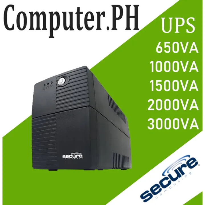 【Hot Stock】 Secure Uninterruptible Power Supply UPS 650VA 1000VA 1500VA ...