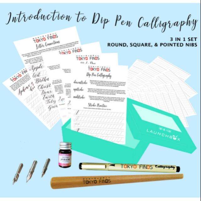 Tokyo Finds Intro to Dip Pen Calligraphy Launch Box | Lazada PH