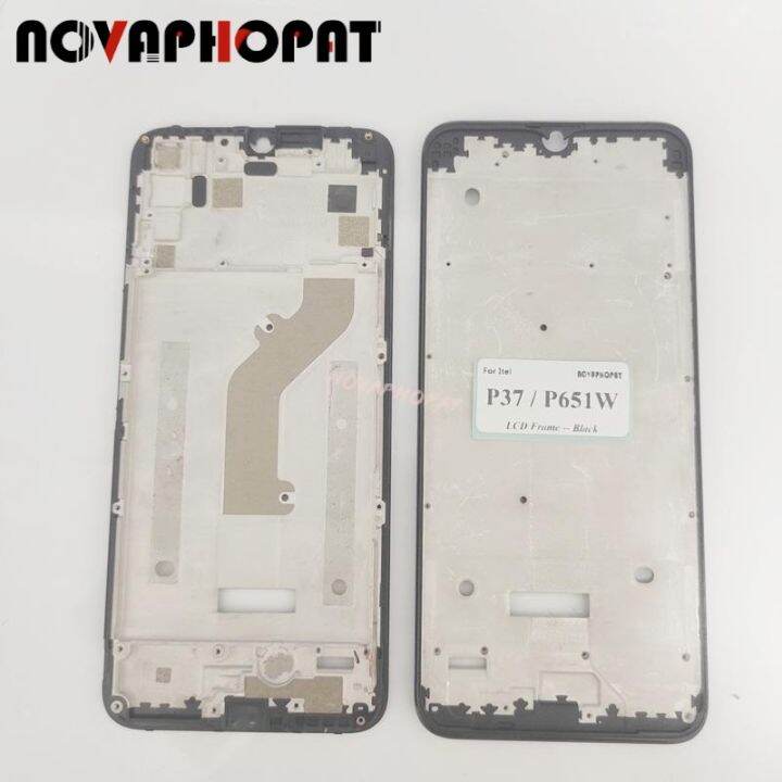 Novaphopat LCD Frame Front Housing Cover Chassis Bezel For Itel P37 ...