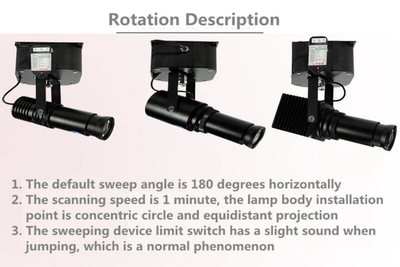 LED HD Projection Advertising Lmage Projection Lamp DIY LOGO Custom 20W ...