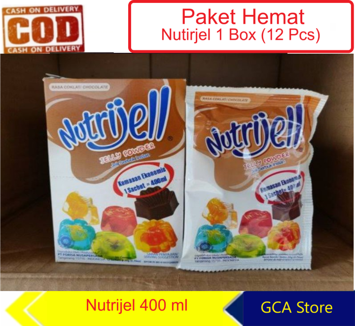 Nutrijell Rasa Coklat 1 Box ( 12 Pcs) | Lazada Indonesia