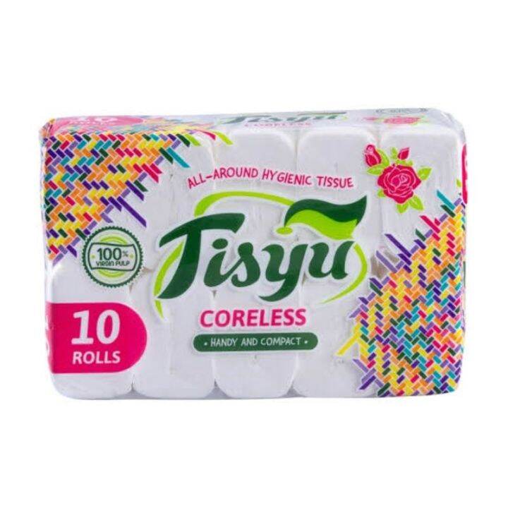 Tisyu Coreless Tissue 10 pieces | Lazada PH