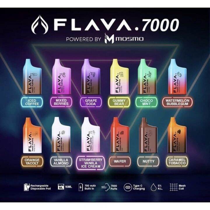 VAPE FLAVA MOSMO 7000 puffs | Lazada PH