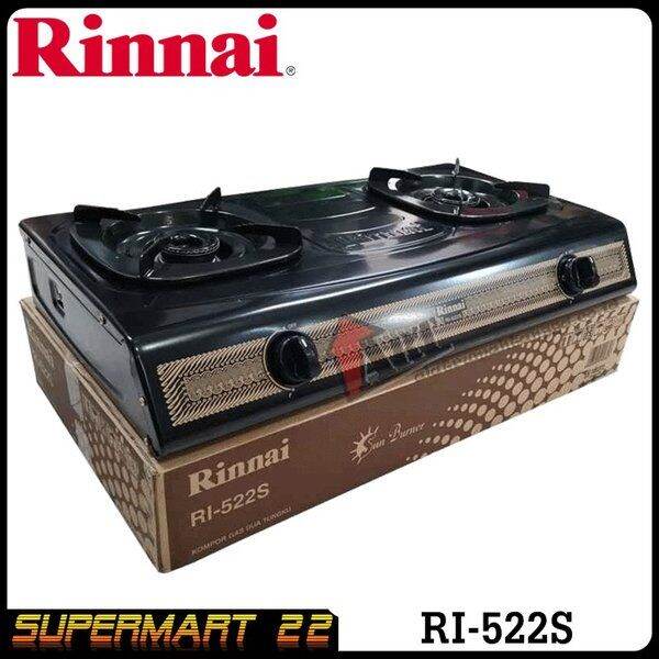 Rinnai RI-522S Kompor Gas 2 Tungku - Hitam | Lazada Indonesia