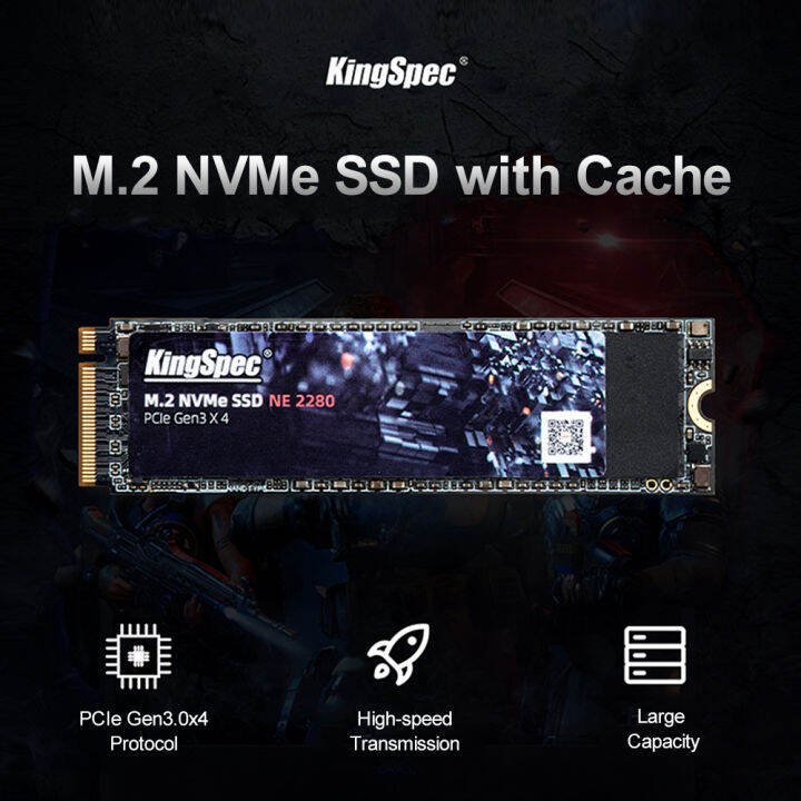 KingSpec SSD Solid State Drive M.2 NVMe Interface PCIe Gen3.0x4 High ...