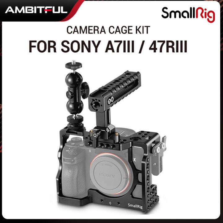 SmallRig A7R3กล้องกรงชุดสำหรับ Sony A7m3สำหรับ Sony A7R III กล้อง/A7 III กรง Rig W/ ยอดจับจับ ...