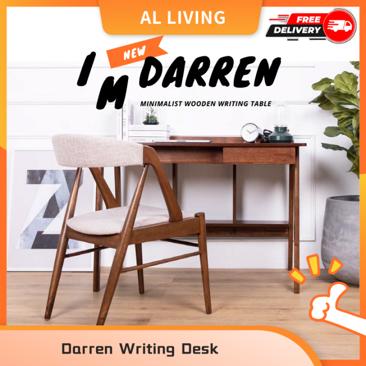 DARREN STUDY DESK / WRITING TABLE /COMPUTER TABLE / MEJA MENULIS | Lazada