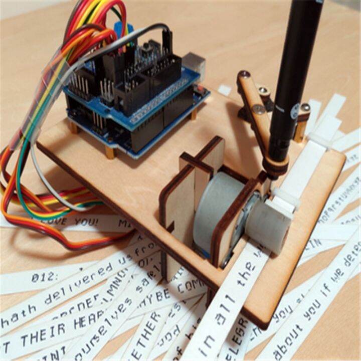 Writing Robot With Stepper Motor Open Source Telegraph Maker Diy