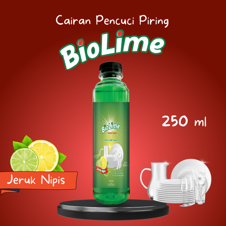 Sabun Cuci Piring Cair BioLime Cairan Pencuci Piring dan Peralatan ...