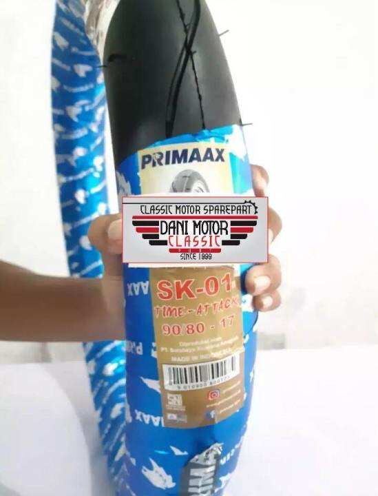 BAN PRIMAX SK 01 UKURAN 90/80/17 NON TUBLES | Lazada Indonesia