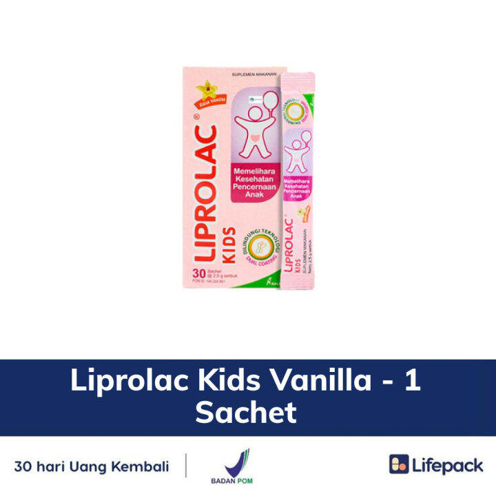 Liprolac Kids Vanilla - 1 Sachet - LIFEPACK | Lazada Indonesia