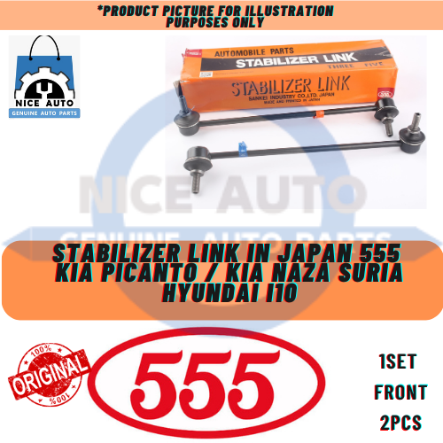 KIA PICANTO / KIA NAZA SURIA HYUNDAI I10 FRONT 555 BRAND MADE in JAPAN ...