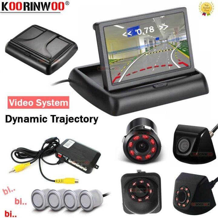 Koorinwoo Dual Core CPU Car Parking Sensors Alarm Buzzer Rear Radar Car ...