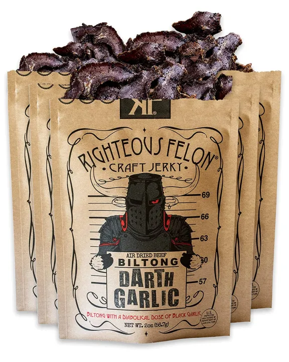 Righteous Felon Air Dried Biltong Beef Snack | KETO and PALEO | Gluten ...