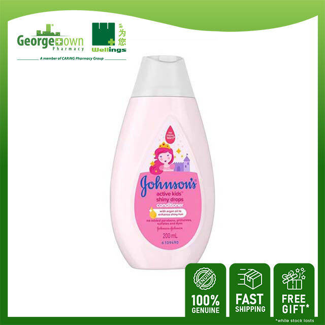 JOHNSONS ACTIVE KIDS SHINY DROPS CONDITIONER 200ML | Lazada