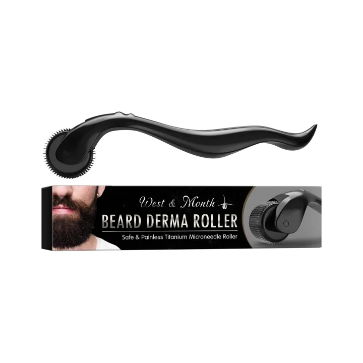 West&Month Beard Oil Beard Growth Micro Needle Roller Face Micro Needle ...