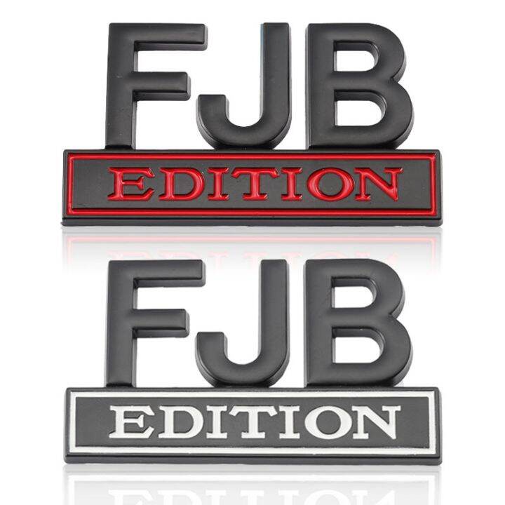 {car parts} FJB Logo Edition Emblem Badge Front Hood Grille Car Sticker ...