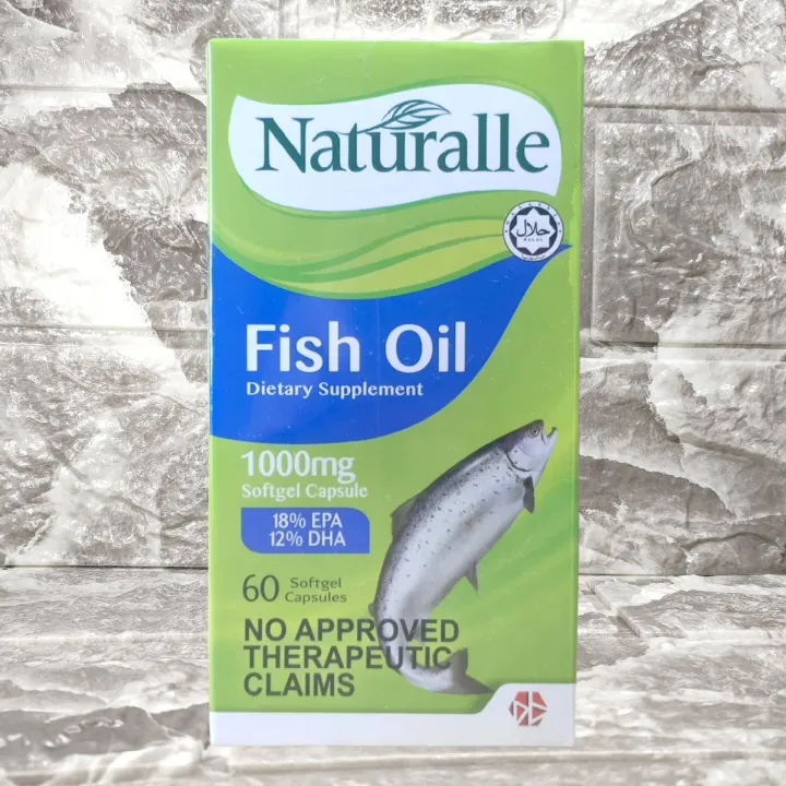 NATURALLE ( FISH OIL 1000mg Softgel Capsule) 60 Softgel Capsules ...