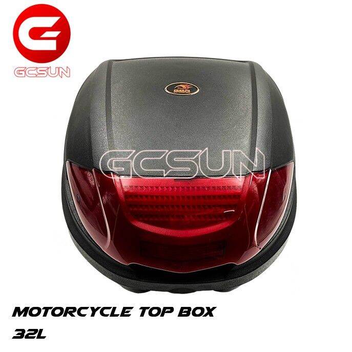 MOTORCYCLE LUGGAGE TOP BOX 32L - GCSUN | Lazada PH