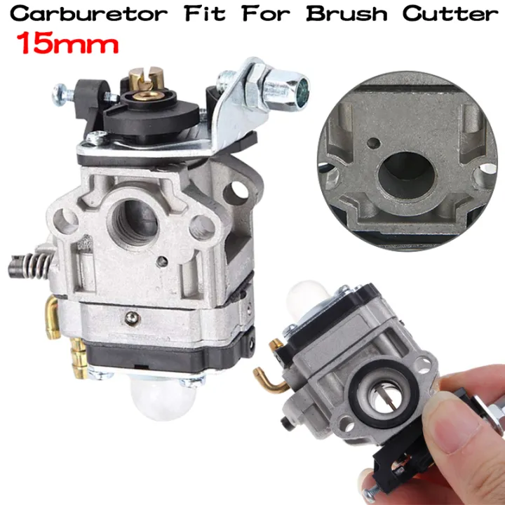 15mm Carburetor Fit For Brush Cutter Chainsaw CG430 CG520 1E40F Engine ...