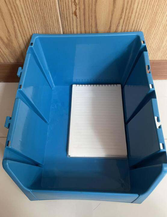 Plastic #357 Stackable Bin Boxes Storage Organizer Supplies Tools ...