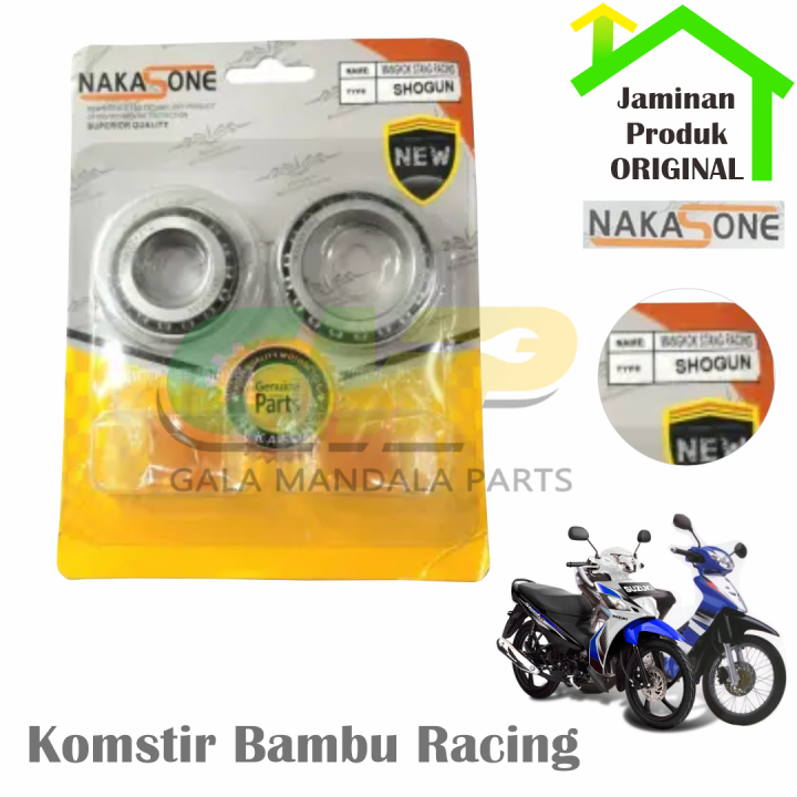 Nakasone Komstir Bambu Shogun 125 Smash Bearing Racing Laher Motor ...