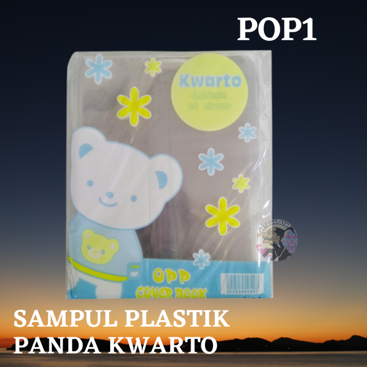 [PAK] SAMPUL BUKU PLASTIK POP1 PANDA KWARTO / SAMPUL BUKU / SAMPUL BENING | Lazada Indonesia