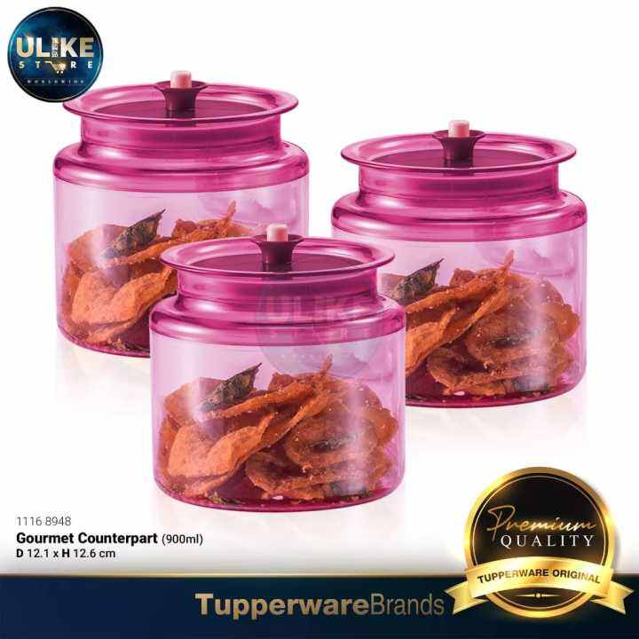 Tupperware Gourmet Counterpart (3pcs) 900ml Tupperware Raya Set 2023 ...