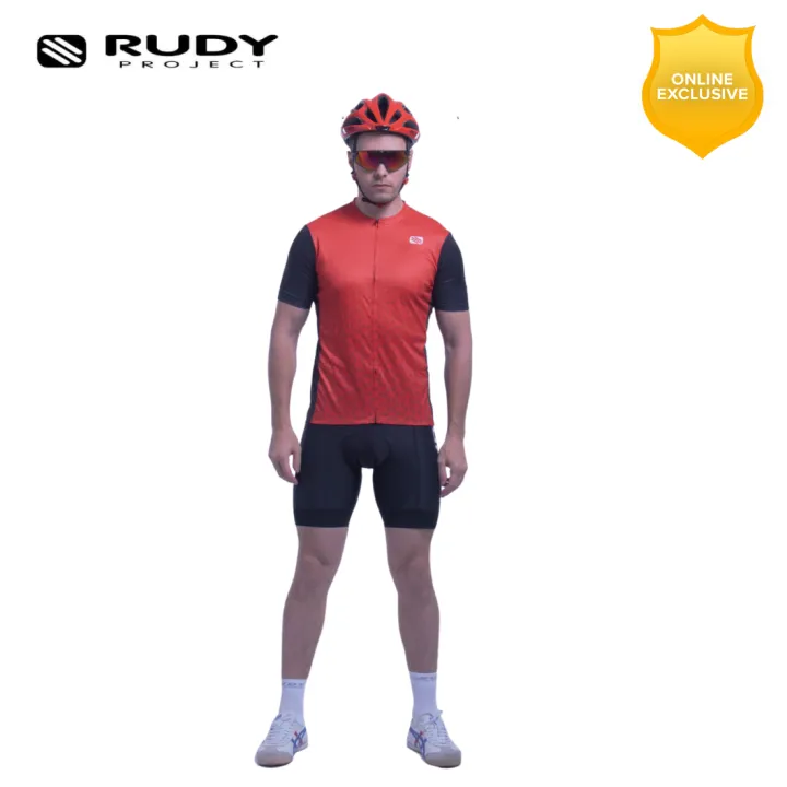 Rudy Project Mens Road Cycling Jersey in Red - Black Model 2 | Lazada PH