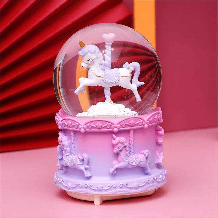 Snowball Music box กล่องดนตรีหิมะ คริสตัลบอล มีเสียงดนตรี แถมฟรี! ถ่าน ...