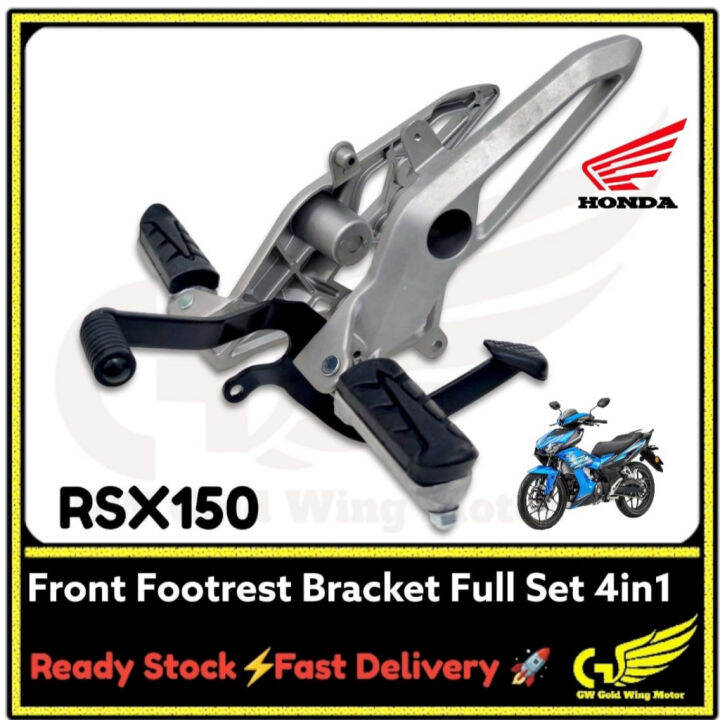 4 IN 1 HONDA RSX 150 PNP RS150 FRONT FOOTREST STAY BAR BRACKET L/R GEAR ...