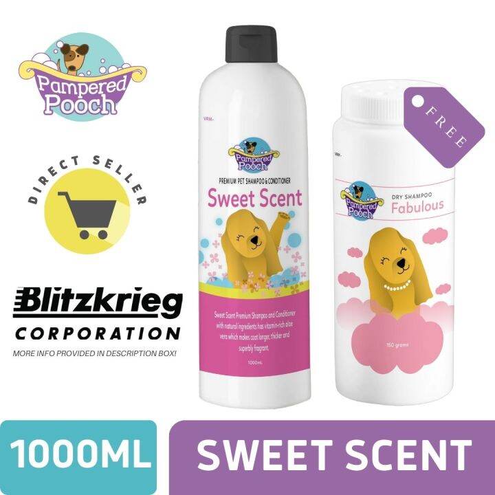 Pampered Pooch Shampoo - Sweet Scent 1L | Lazada PH