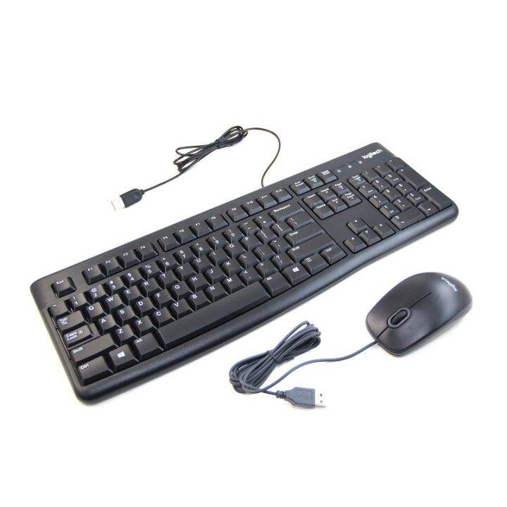 PAKET LENGKAP MOUSE DAN KEYBOARD BUNDLE LOGITECH USB MK120 MURAH ...