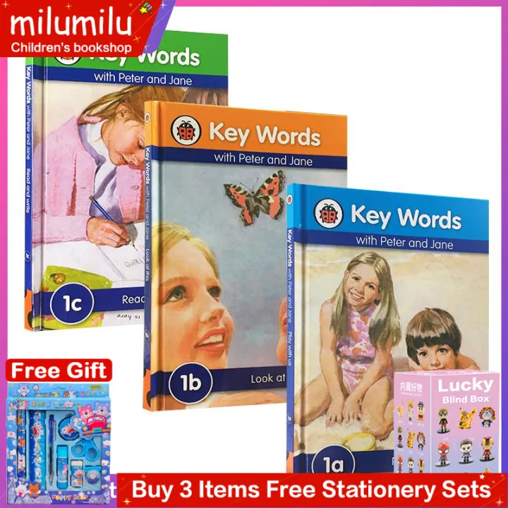 milumilu 3Pcs Original Children Popular Books Key Words 1a1b1c Graded ...