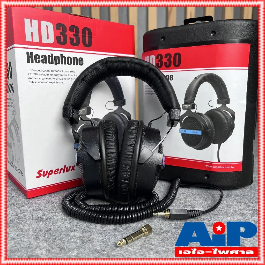 SUPERLUX HD330 หูฟัง SUPERLUX หูฟัง HEADPHONE HD 330 หูฟังครอบหู หูฟังมอนิเตอร์ AI-PAISARN เอไอ ...
