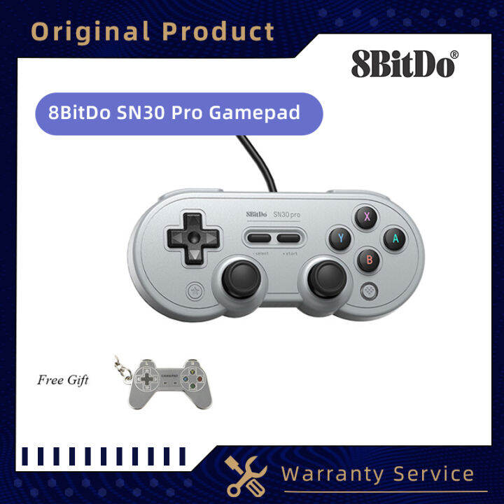 Original 8BitDo SN30 Pro Wired USB Gamepad with Joystick Controller ...