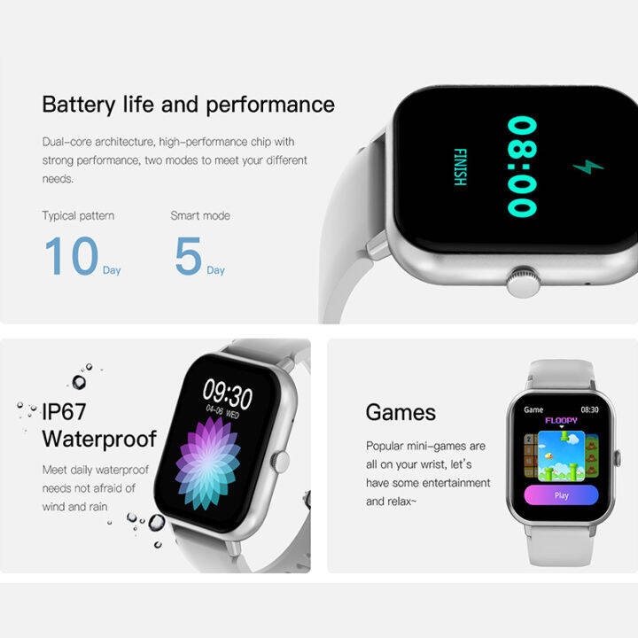 ZL54C(Da Fit) นาฬิกาอัจฉริยะ smart watch บลูทูธความดันโลหิตออกซิเจนในเลือดตรวจสอบนาฬิกากีฬา ...