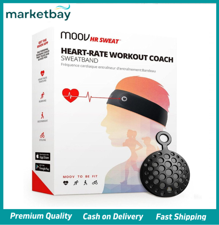 Marketbay HR Sweat Heart-rate Workout Coach Sweatband Made by Athletes ...