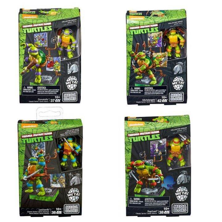 Genuine Megabloks1987 Classic Version of Teenage Mutant Ninja Turtles ...