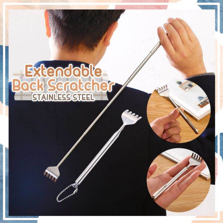 Telescopic Itch Back Scratcher Stainless Steel Foldable Portable ...