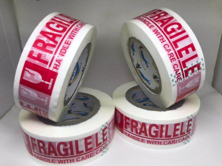 Lakban Fragile Putih 200 Meter | Lazada Indonesia