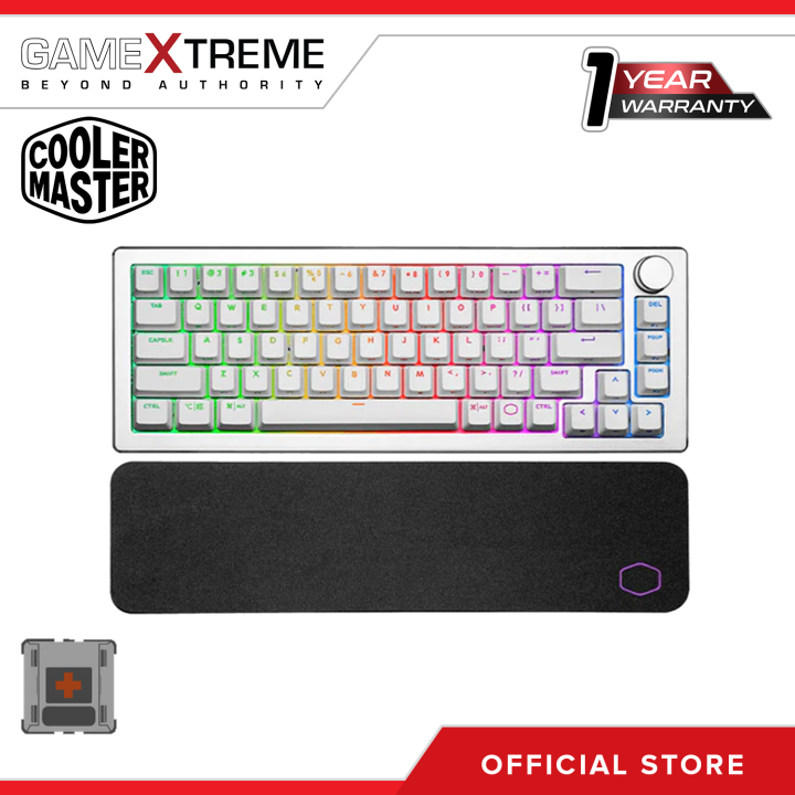 Cooler Master CK721 Wireless 65% Mechanical Keyboard White (Brown ...