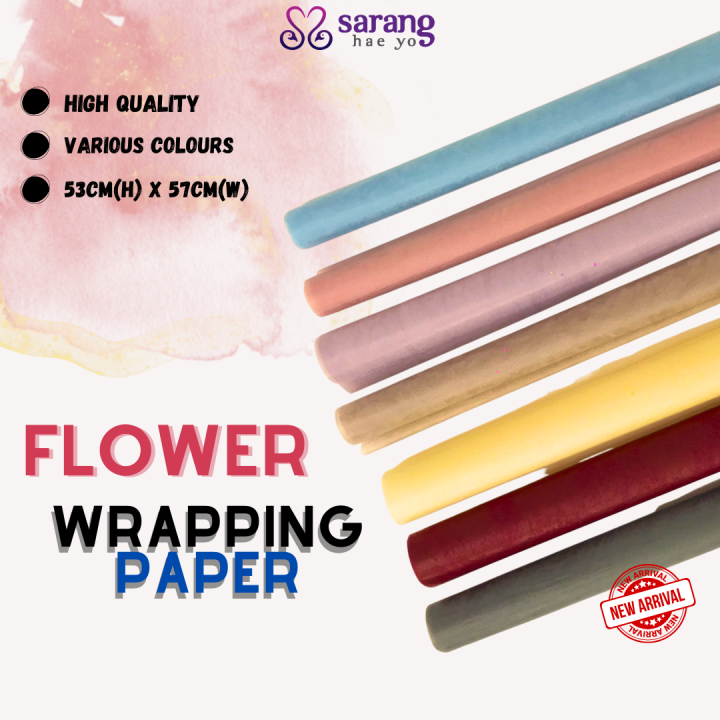 53cm*57cm TISU Flower Wrapping Paper Tissue Paper Gift Packaging Wrap ...